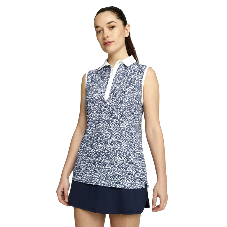 Puma Cloudspun Valley Sleeveless Polo Shirt Pga Tour Superstore
