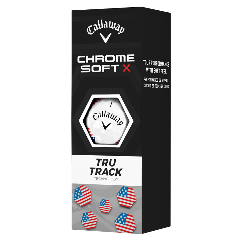 Callaway Chrome Soft X USA TruTrack Golf Ball | PGA TOUR Superstore