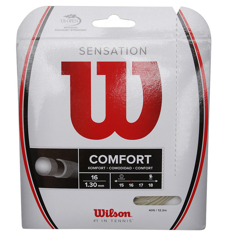 Sensation 16 Gauge String-Natural by Wilson: Find Wilson Tennis Strings ...