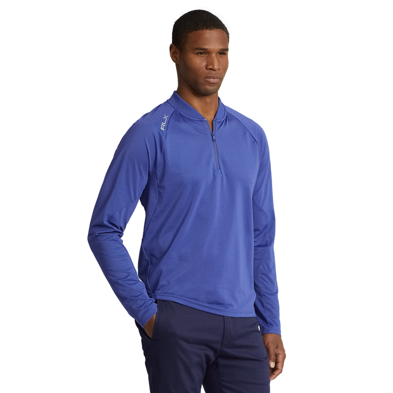 RLX Golf Slim Fit Performance Pique Quarter Zip Pullover | PGA TOUR ...