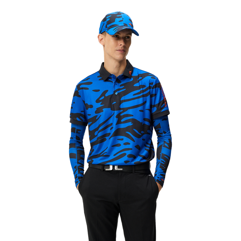 J Lindeberg Tour Tech Print Polo | PGA TOUR Superstore
