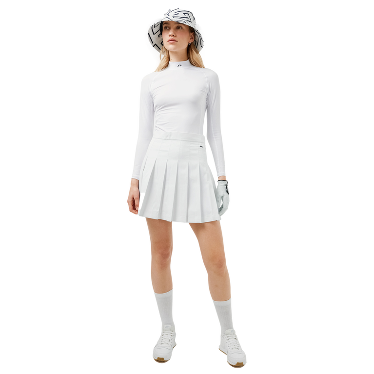 J Lindeberg Adina Solid 155 Pleated Skort Pga Tour Superstore