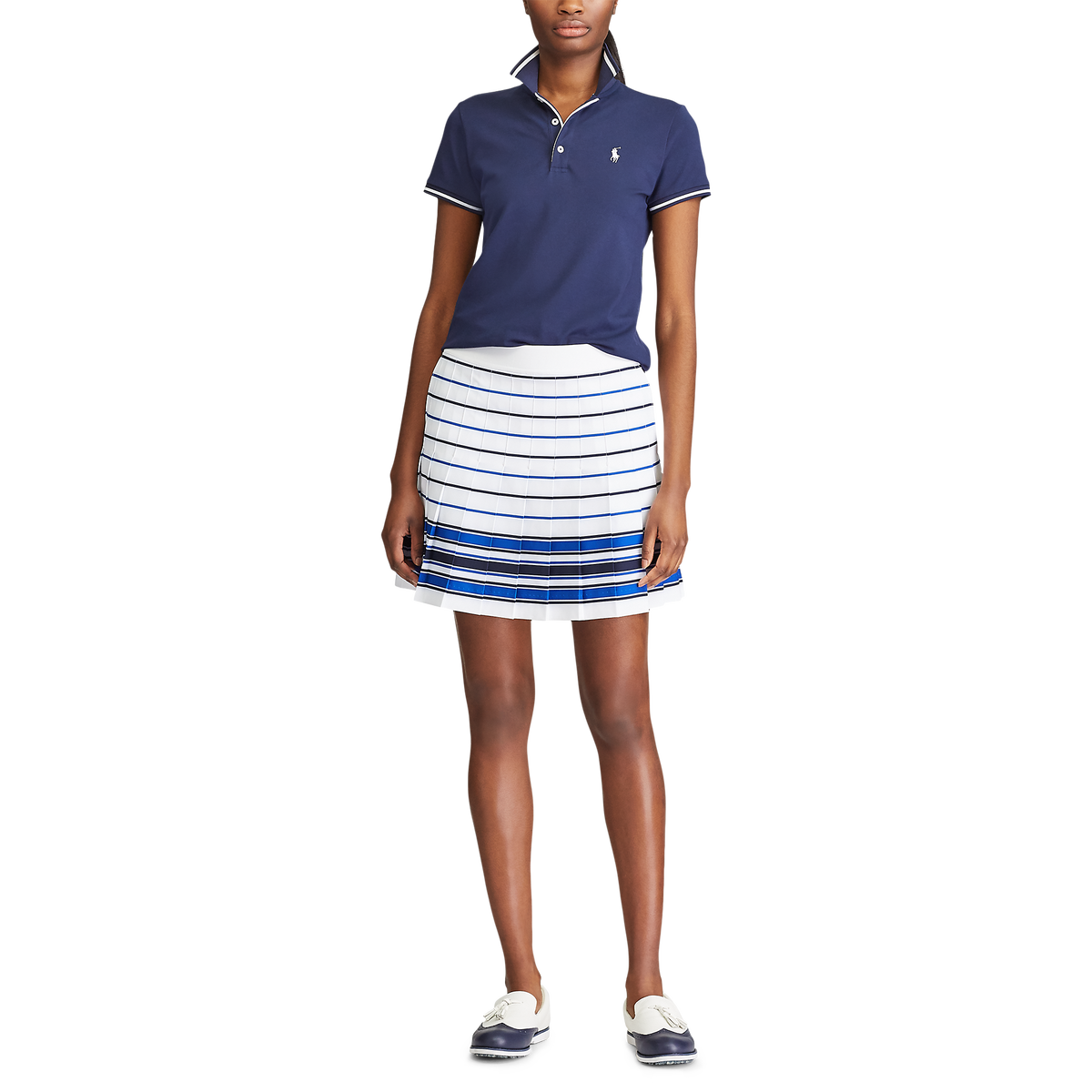 Polo Ralph Lauren Striped Pleated Golf Skort Pga Tour Superstore