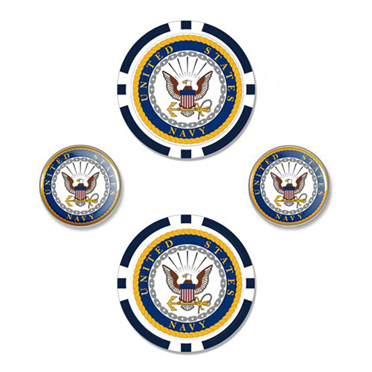 Team Effort Navy Ball Marker Set Pga Tour Superstore