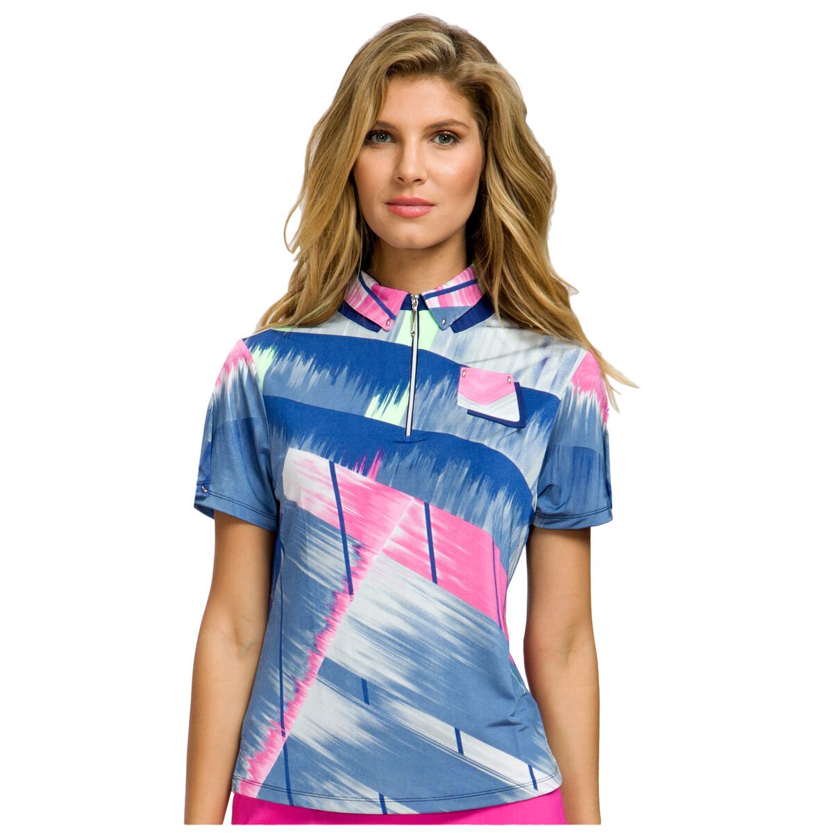 Jamie Sadock Louvre Print Top Pga Tour Superstore