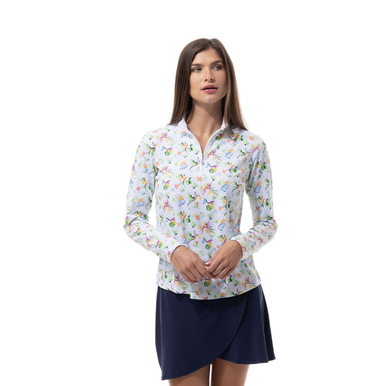 Sansoleil Soltek Margarita Quarter Zip Pullover Pga Tour Superstore