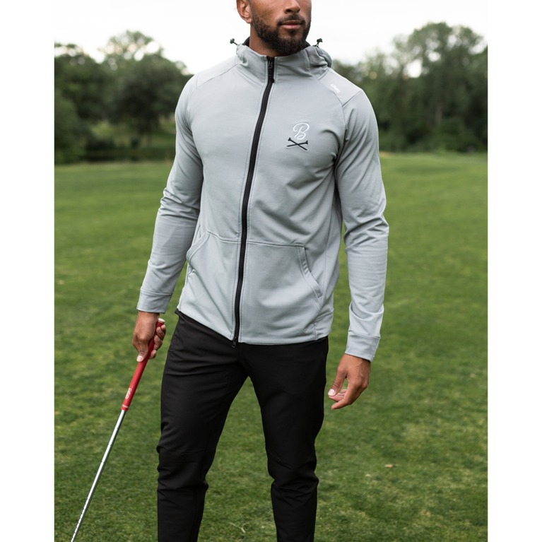 Barstool Sports Unrl X Barstool Golf Crossed Tees Zipped Hoodie Pga