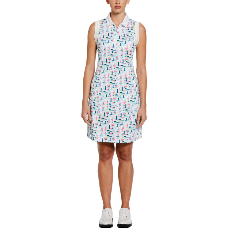 Pga Tour Apparel Geometric Print Sleeveless Dress Pga Tour Superstore