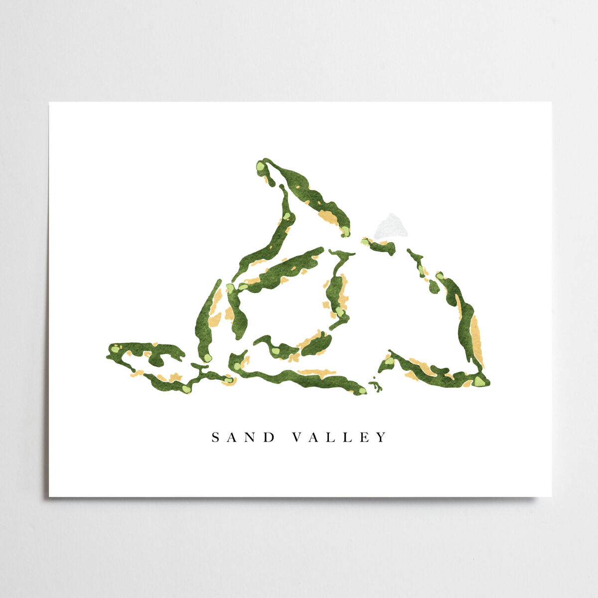 Claire W Sand Valley Golf Resort Golf Course Map | PGA TOUR Superstore