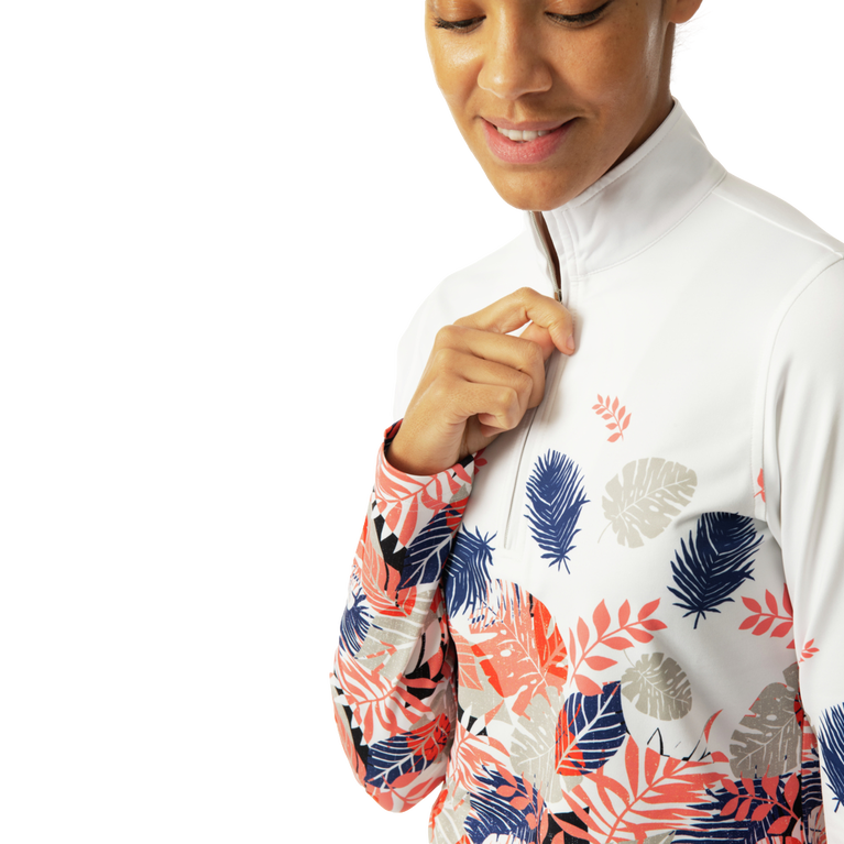 Daily Sports Fredrica Floral Quarter Zip Pull Over Pga Tour Superstore