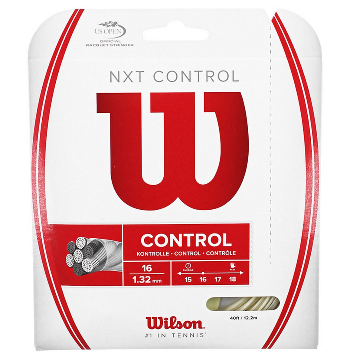NXT Control 16 Gauge String by Wilson: Shop Quality Wilson Tennis ...