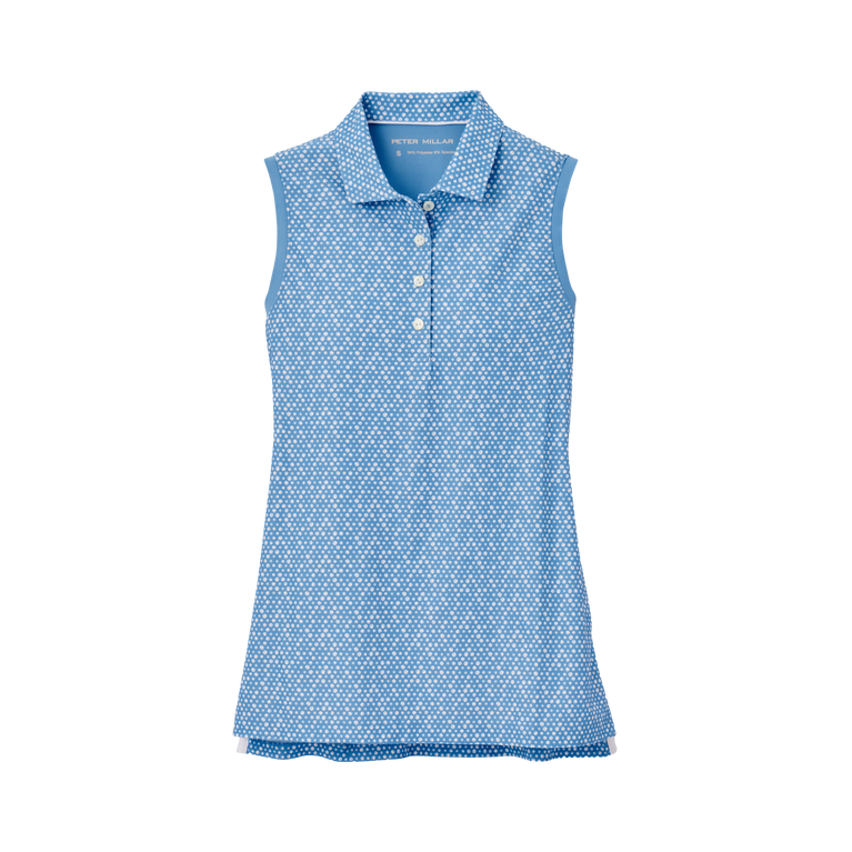 Peter Millar Banded Palm Women's Sleeveless Polo | PGA TOUR Superstore