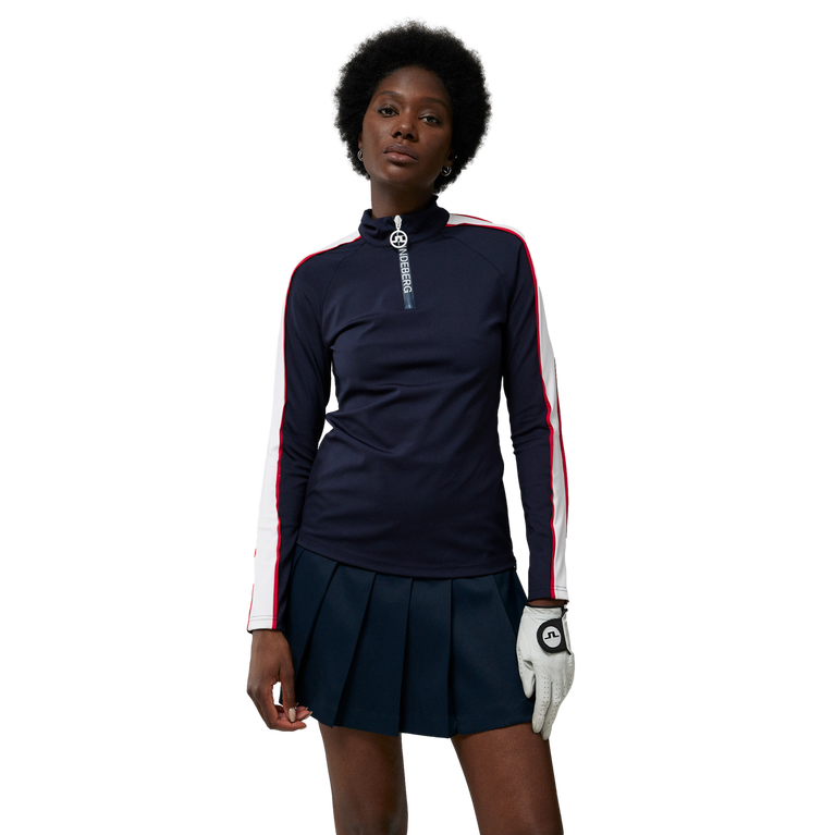 J Lindeberg Kora Colorblock Quarter Zip Pull Over Pga Tour Superstore
