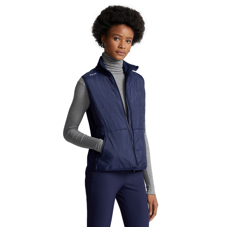 RLX Golf Quilted-Front Coolwool Full-Zip Vest | PGA TOUR Superstore