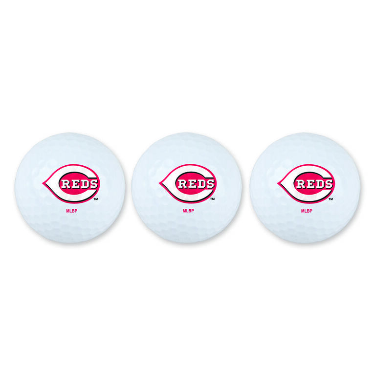 Team Effort Cincinnati Reds Golf Ball 3 Pack Pga Tour Superstore