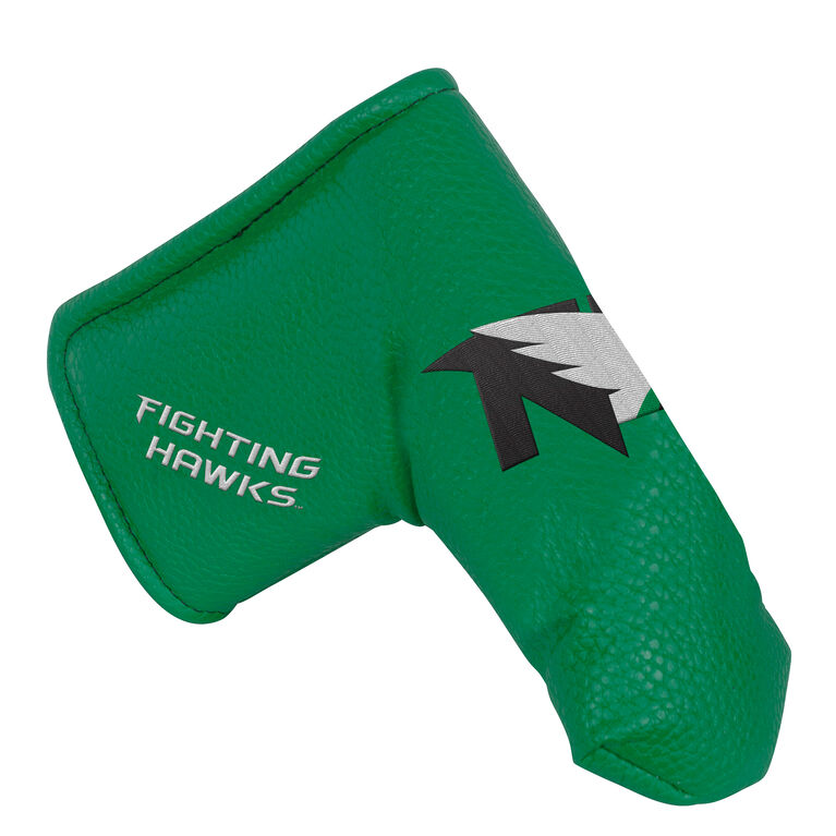 Team Effort North Dakota Fighting Hawks Blade Putter Cover Pga Tour