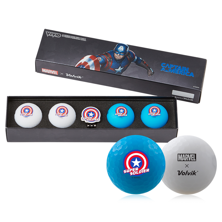 Volvik Captain America Gift Pack 2.0 | PGA TOUR Superstore