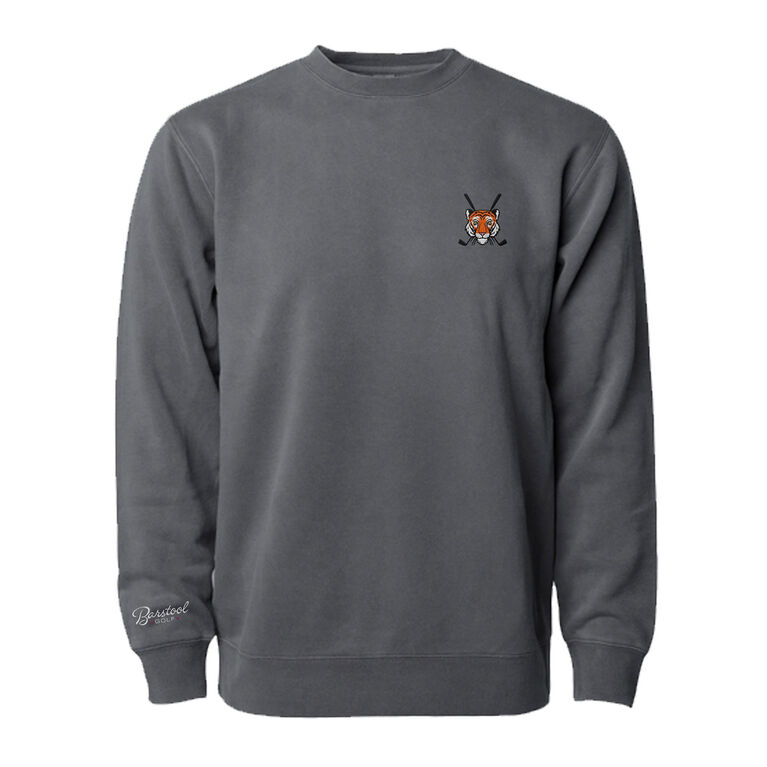 Barstool Sports Barstool Golf Tiger Embroidered Crewneck Pga Tour