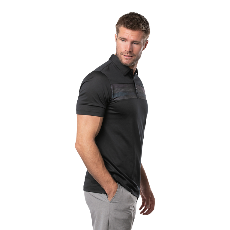 Travismathew Ante Up Chest Stripe Polo Pga Tour Superstore