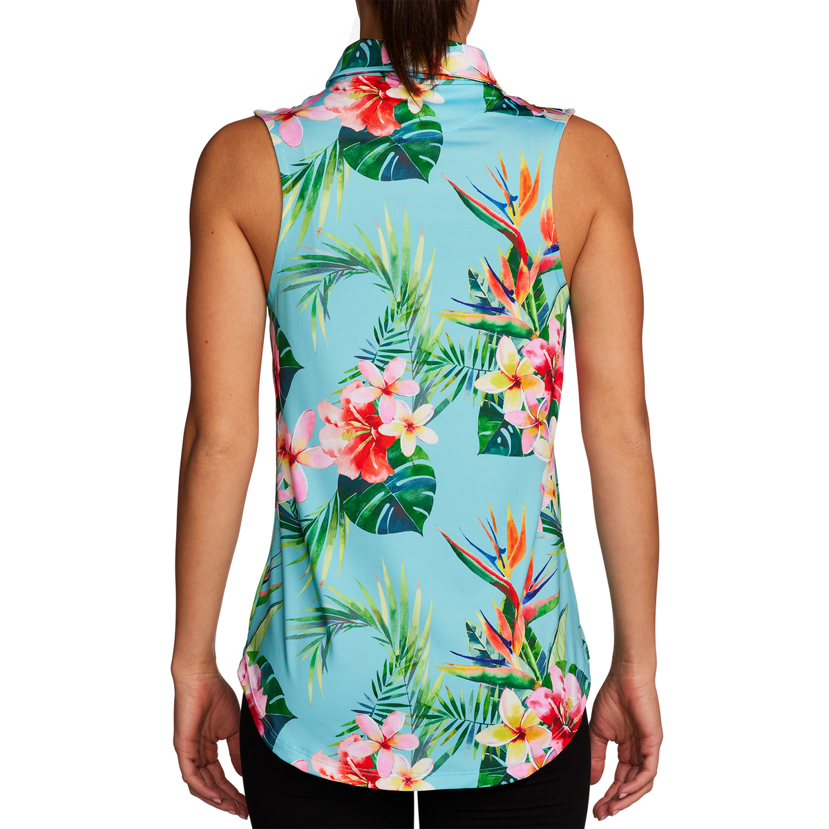 Bad Birdie Tropics Sleeveless Polo Shirt Pga Tour Superstore