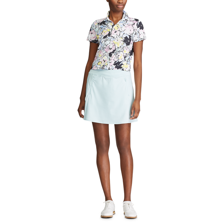 Rlx Golf Short Sleeve Floral Print Sustainable Polo Shirt Pga Tour