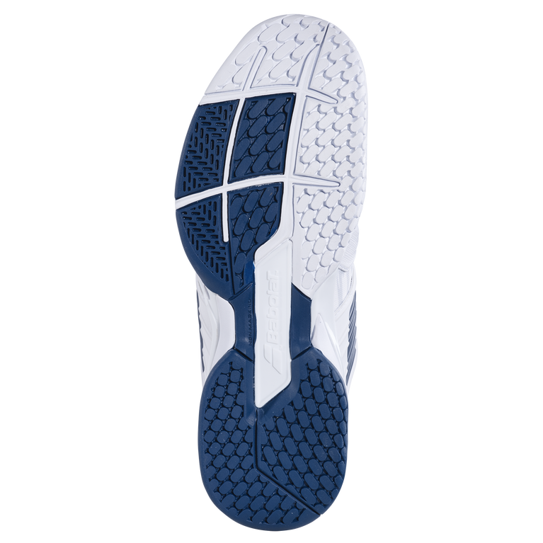 Babolat Propulse Fury 22 Men's Tennis Shoe - White Navy | PGA TOUR ...
