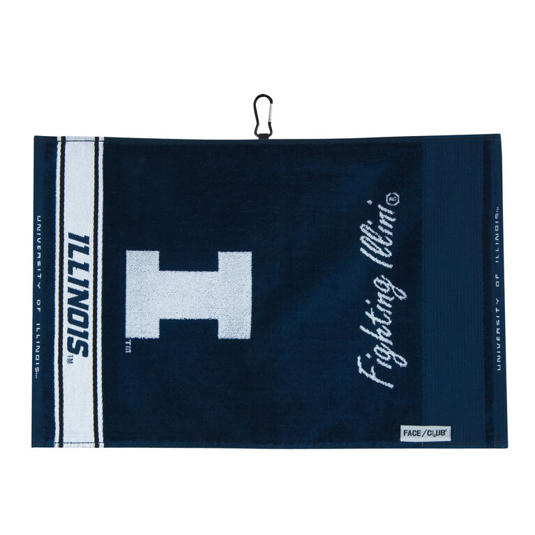 Team Effort Illinois Faceclub Jacquard Towel Pga Tour Superstore