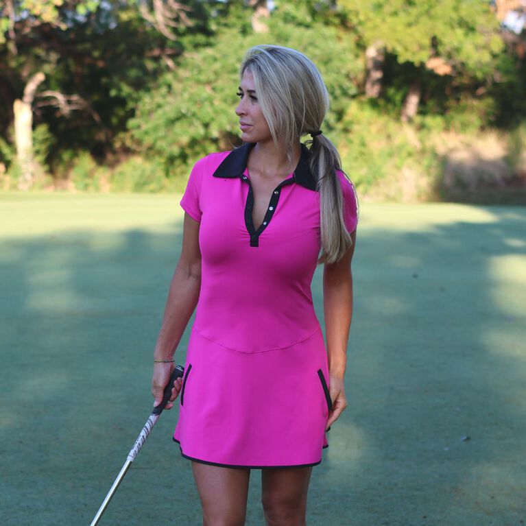 Olaya Power Short Sleeve Golf Dress Pga Tour Superstore