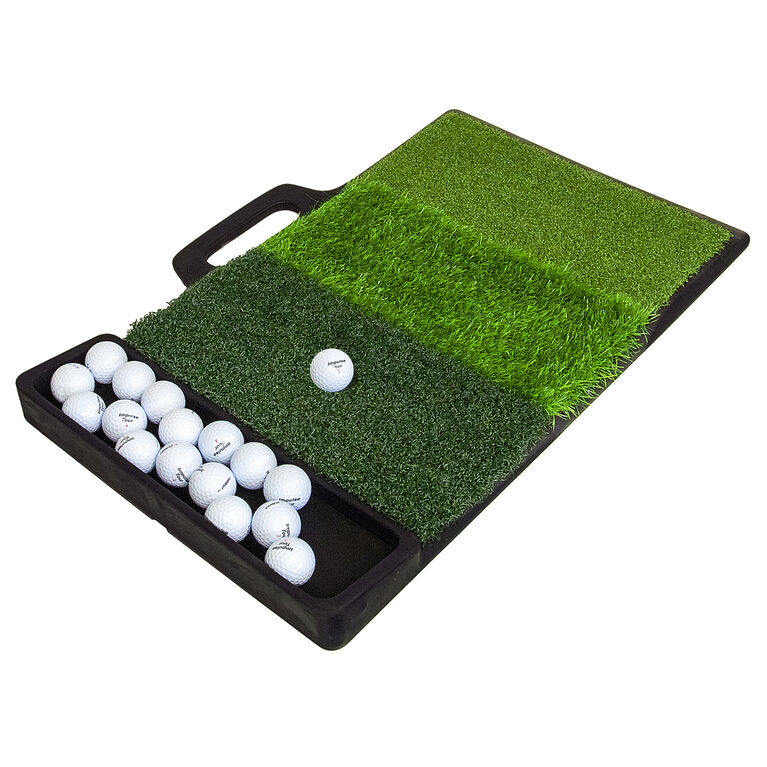 3 Tier Practice Mat w/ Ball Tray | PGA TOUR Superstore