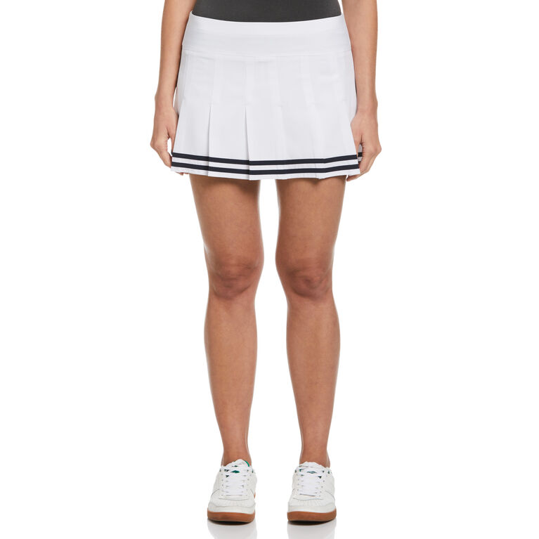 Original Penguin Contrast Hem 13" Pleated Women's Tennis Skort | PGA ...