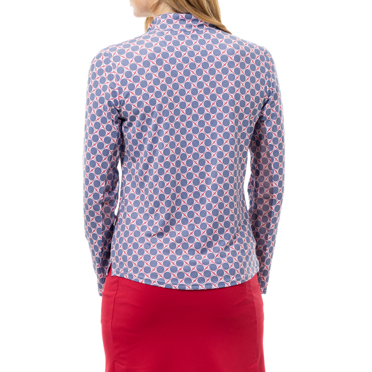 San Soleil Seeing Spots Solcool Quarter Zip Pull Over Pga Tour Superstore