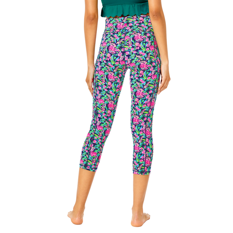 Lilly Pulitzer Weekender Garden 21" High-Rise Crop Legging | PGA TOUR ...