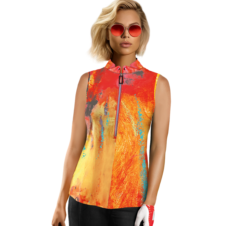 Jamie Sadock Crayola Splash Sleeveless Top Pga Tour Superstore