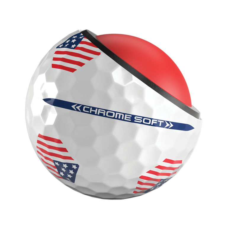 Callaway Chrome Soft USA TruTrack Golf Ball | PGA TOUR Superstore