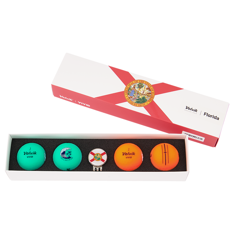 Volvik Vivid Florida Golf Ball Gift Set | PGA TOUR Superstore
