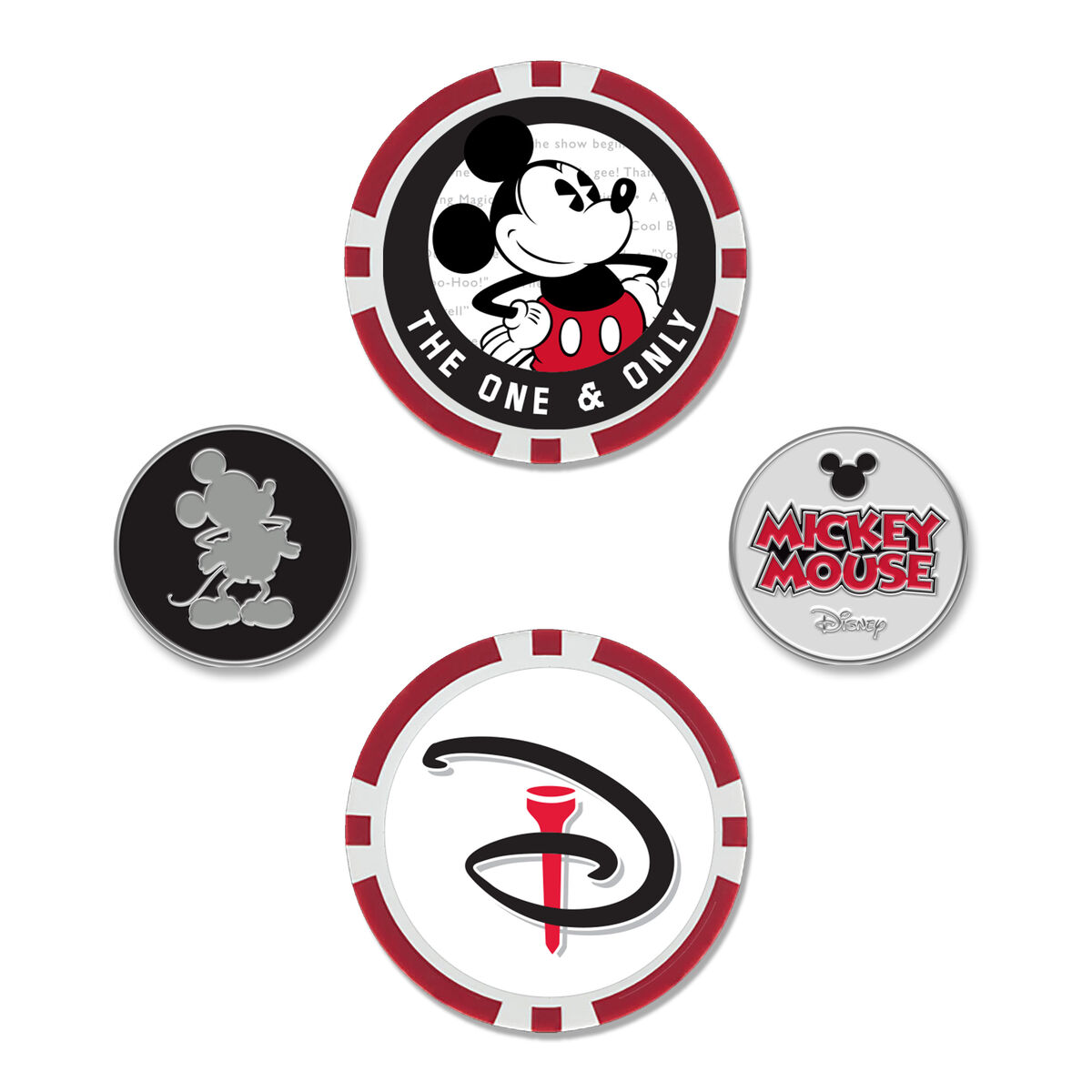 Team Effort Mickey Mousedisney Ball Marker Set Of 4 Pga Tour Superstore