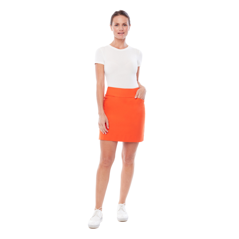 Swing Control Solid 17 Pull On Skort Pga Tour Superstore
