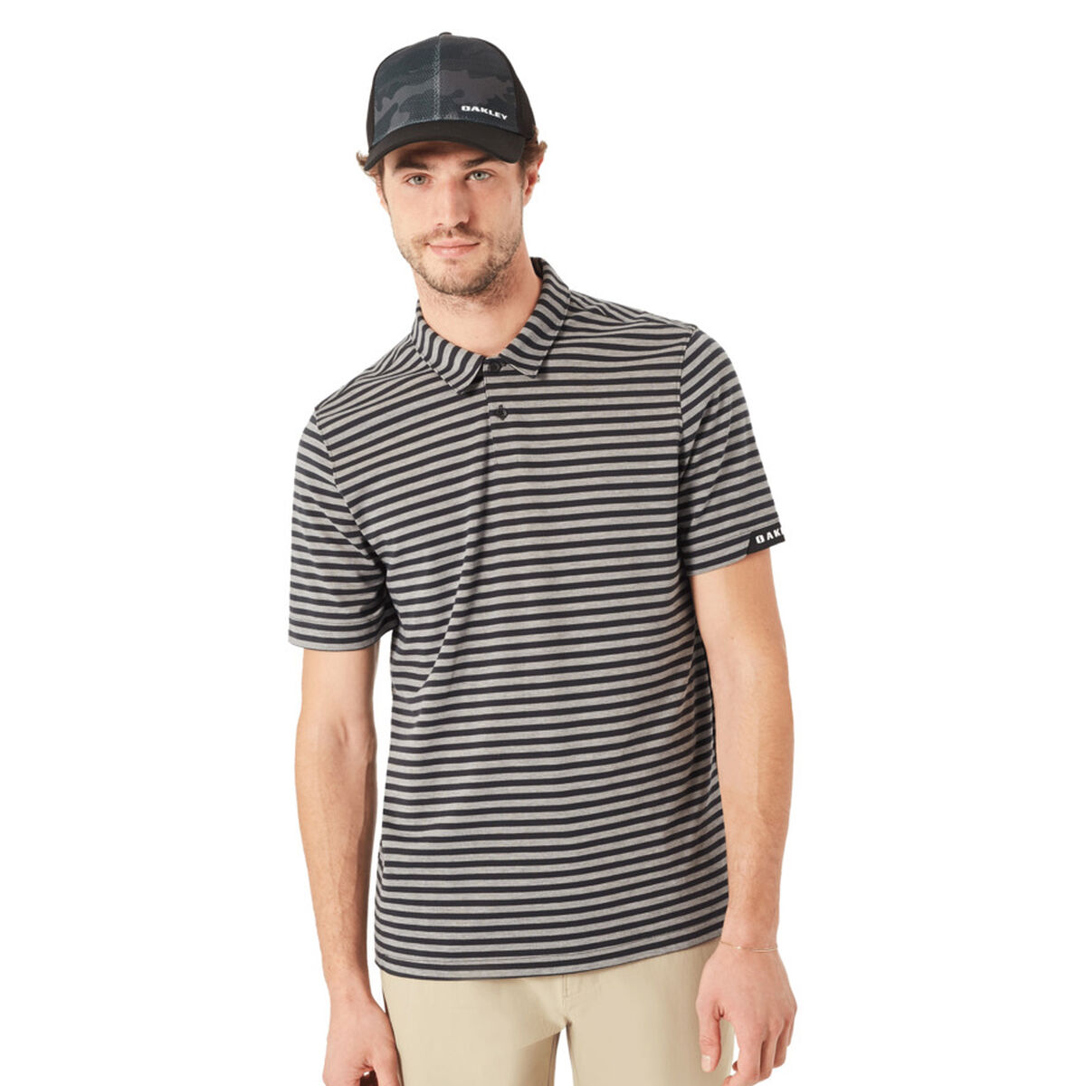 Oakley Stripe Polo Pga Tour Superstore