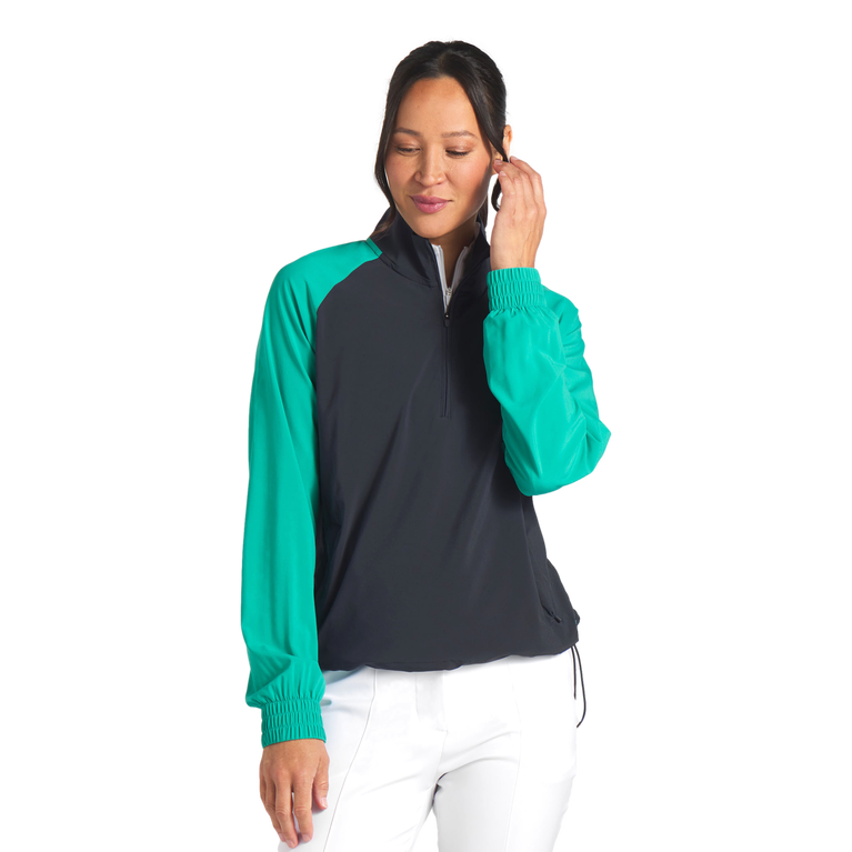 PUMA Lightweight Colorblock Quarter Zip Pull Over | PGA TOUR Superstore