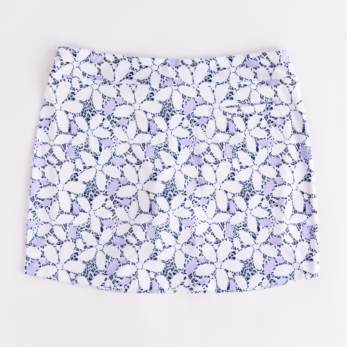 Pebble Beach Mosaic Floral Knit 165 Skort Pga Tour Superstore