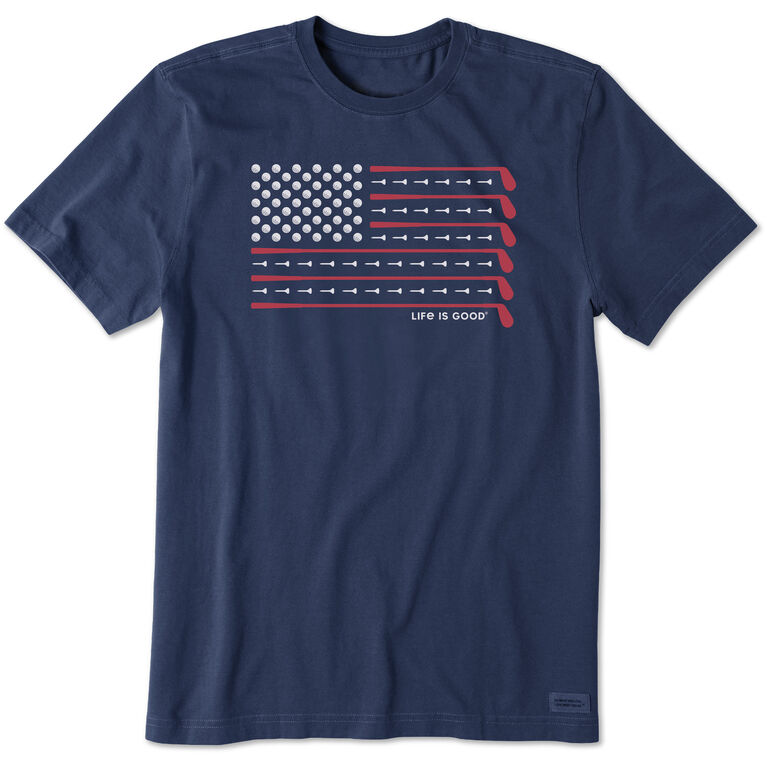Life is Good Golf Flag Short Sleeve Tee | PGA TOUR Superstore