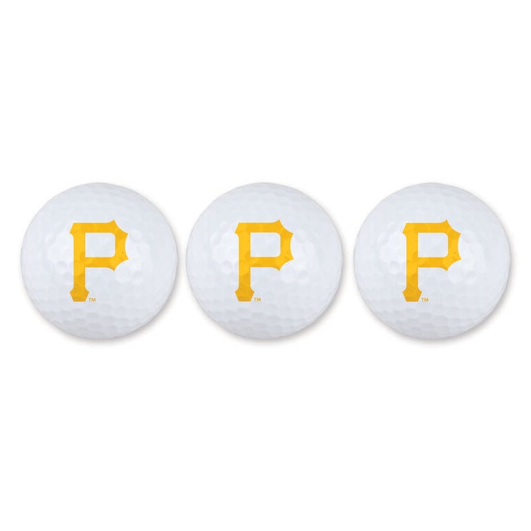 Team Effort Pittsburgh Pirates Golf Ball 3 Pack Pga Tour Superstore