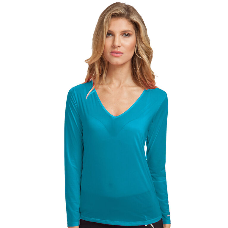 Jamie Sadock Sunsense Long Sleeve V Neck Pga Tour Superstore