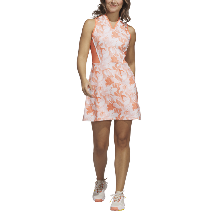 Adidas Floral Block Sleeveless Dress Pga Tour Superstore