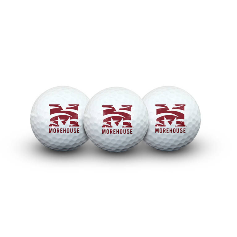 Team Effort Morehouse College Maroon Tigers Golf Ball 3 Pack | PGA TOUR ...