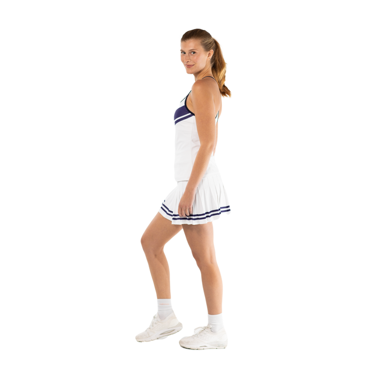 Smith And Quinn Gwen Stripe Pleated 15 Skort Pga Tour Superstore