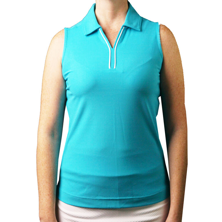 Pebble Beach Sleeveless Pique Polo Pga Tour Superstore