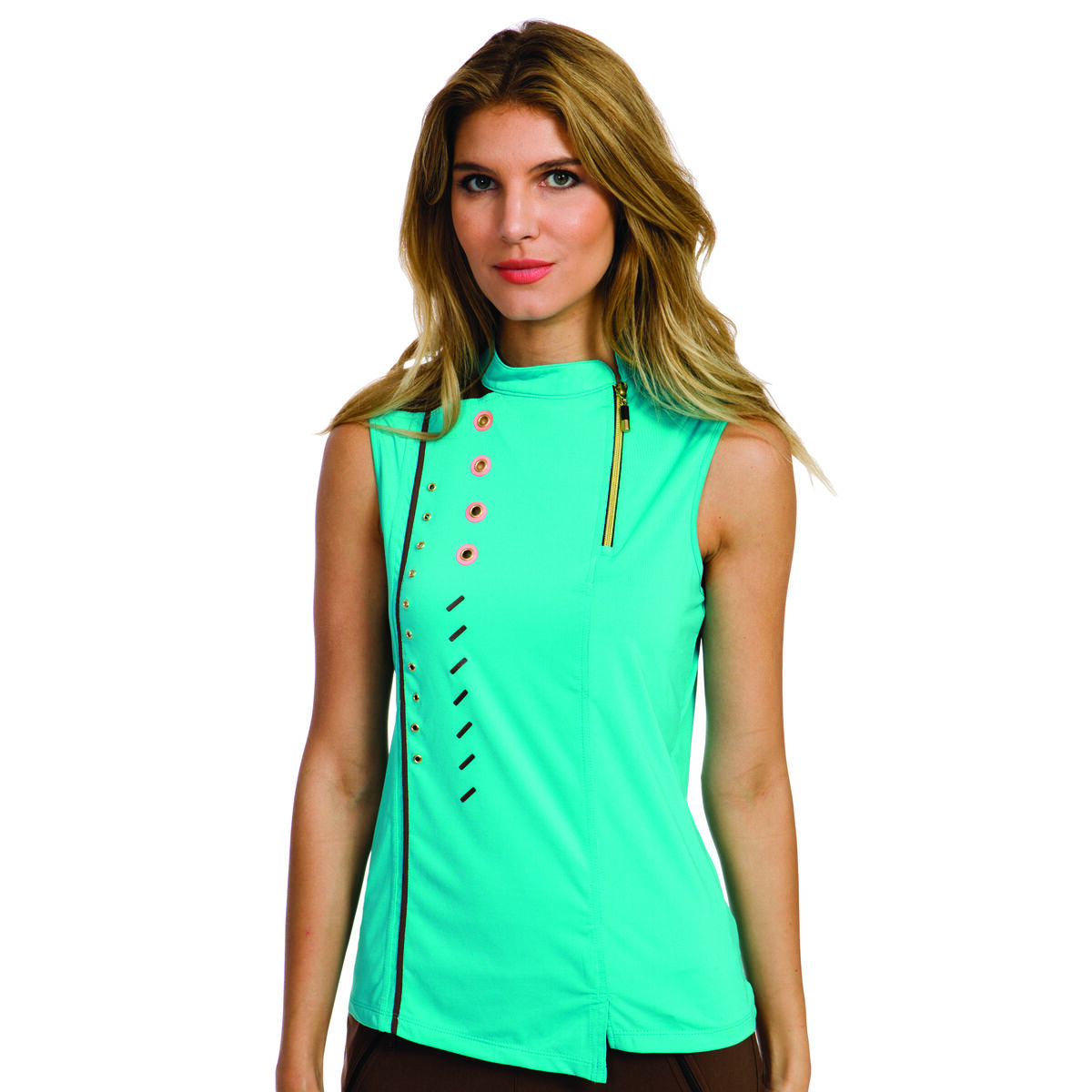 Jamie Sadock Sleeveless Side Detail Top Pga Tour Superstore