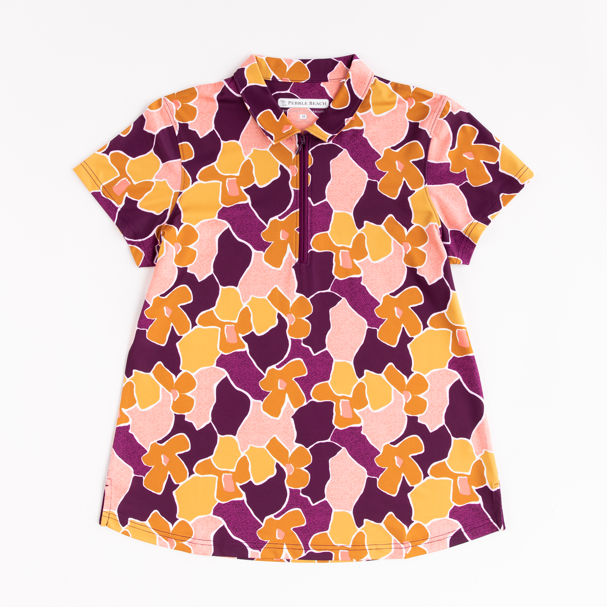 Pebble Beach Mod Floral Short Sleeve Polo Shirt | PGA TOUR Superstore