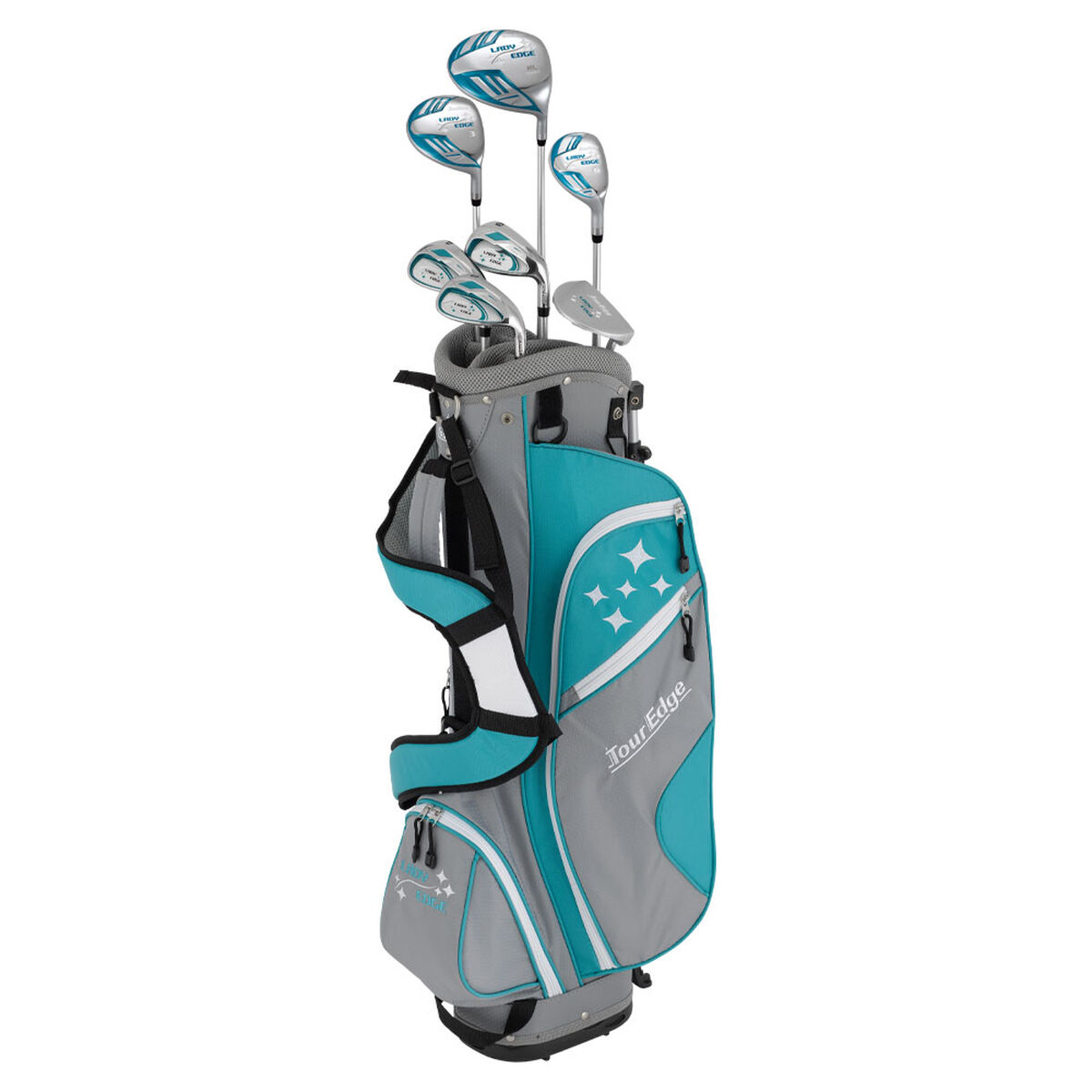 Tour Edge Lady Edge Women's Half Complete Set - Turquoise/White | PGA ...
